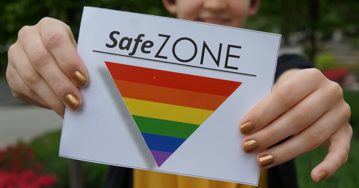 Safe Zone Triangle Safe Space Undergraduate Training | Old Dominion