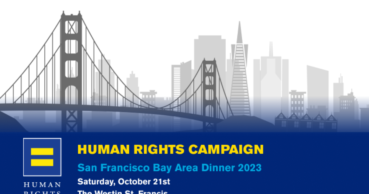 San Francisco Dinner - HRC San Francisco Bay Area