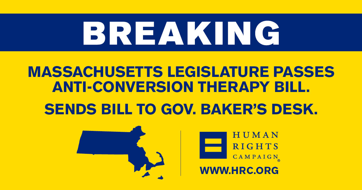 MA House And Senate Pass Anti-Conversion Therapy Bill, Bills To Be ...