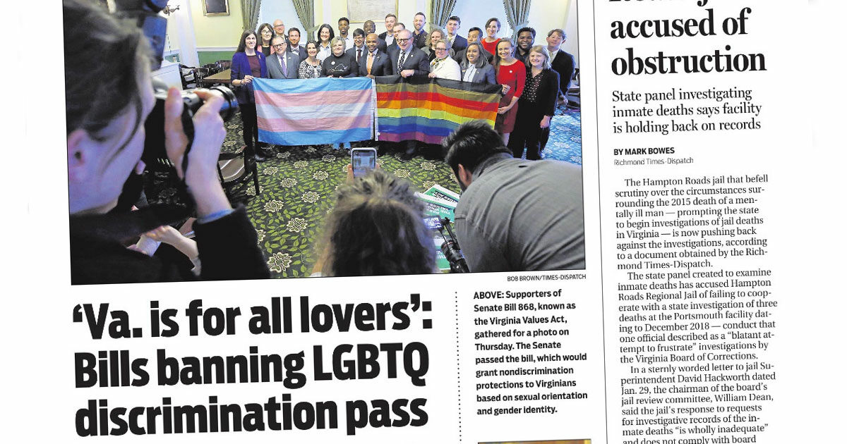 Virginia Continues to be a Leader on Advancing LGBTQ Equality in the ...