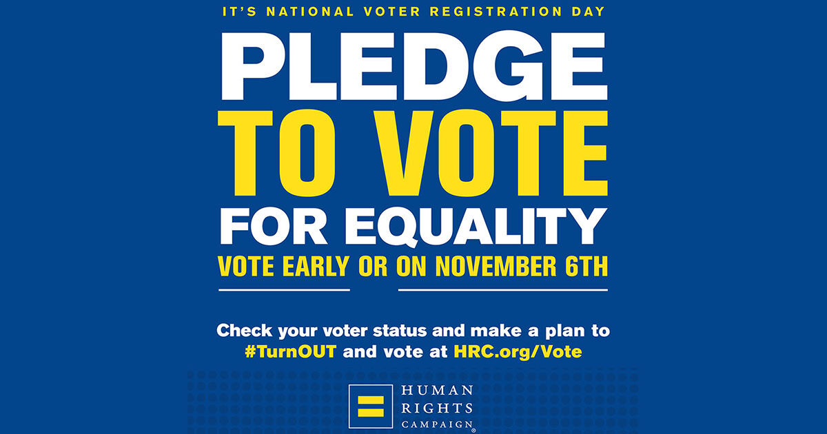 HRC Urges Americans to Pledge to Vote for Equality in Full-Page USA ...